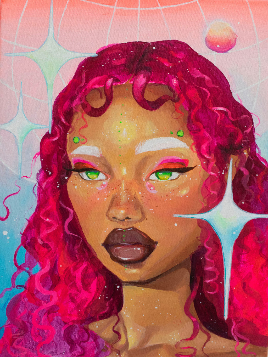 'STARFIRE' Original Painting – Sun Beam Dreams